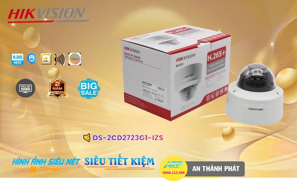 Camera Hikvision DS-2CD2723G1-IZS